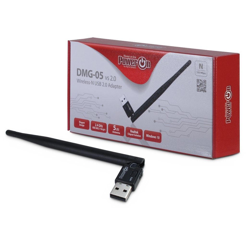 Adaptor wireless PowerOn DMG-05 USB 150M - Soliton