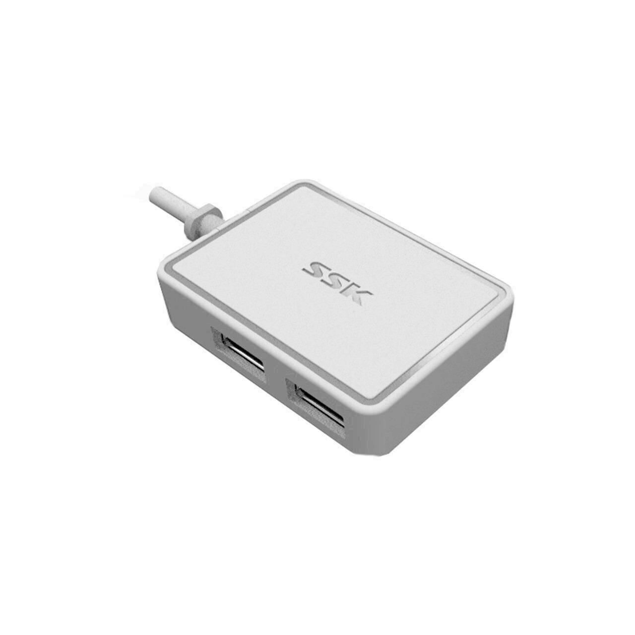 Hub SSK SHU200 USB 2.0 alb - Soliton